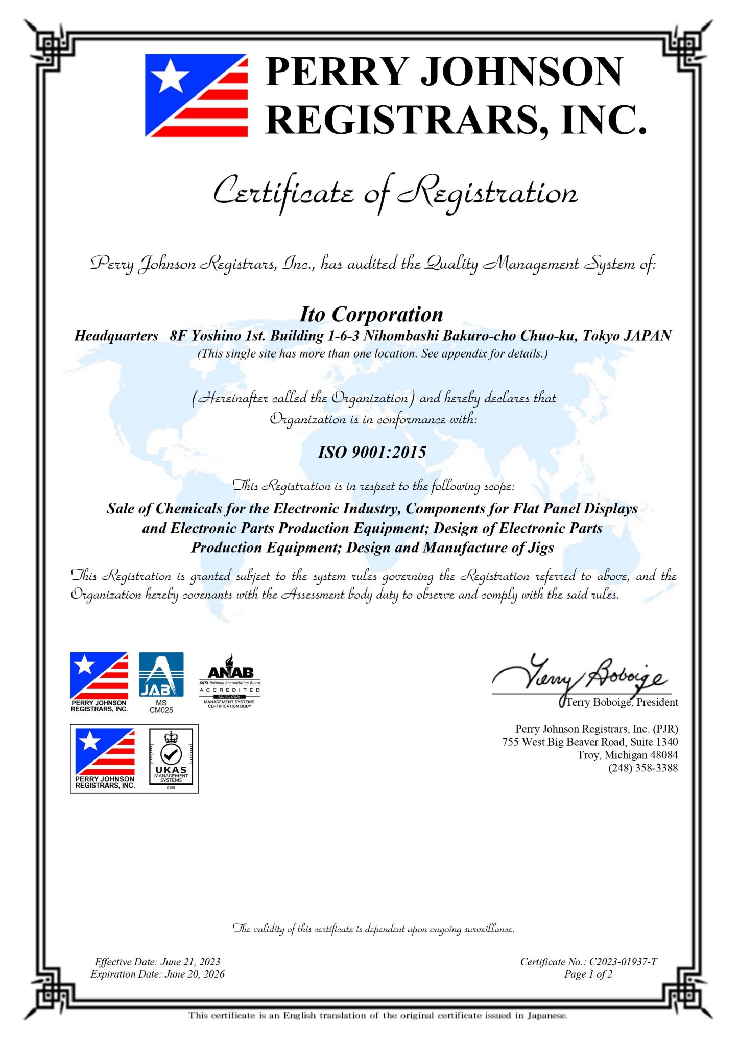 Ito Japan – Ito Group Holdings Pte. Ltd